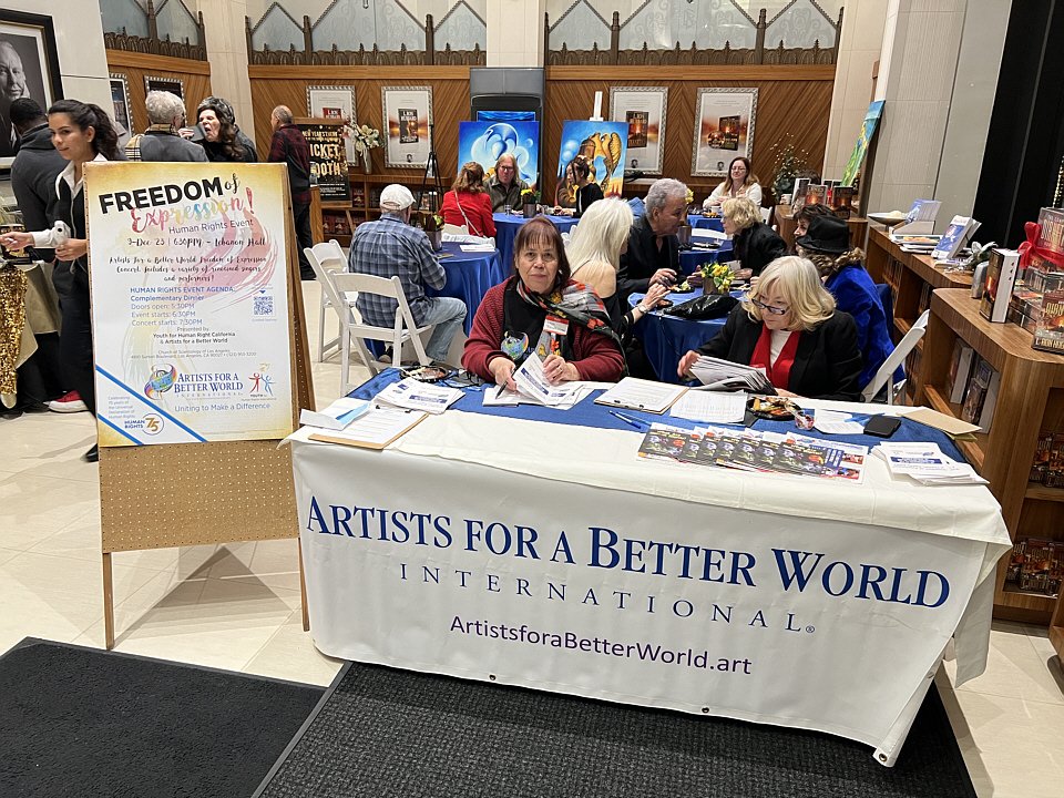 Freedom of Expression Human Rights Event | Artists for a Better World ...