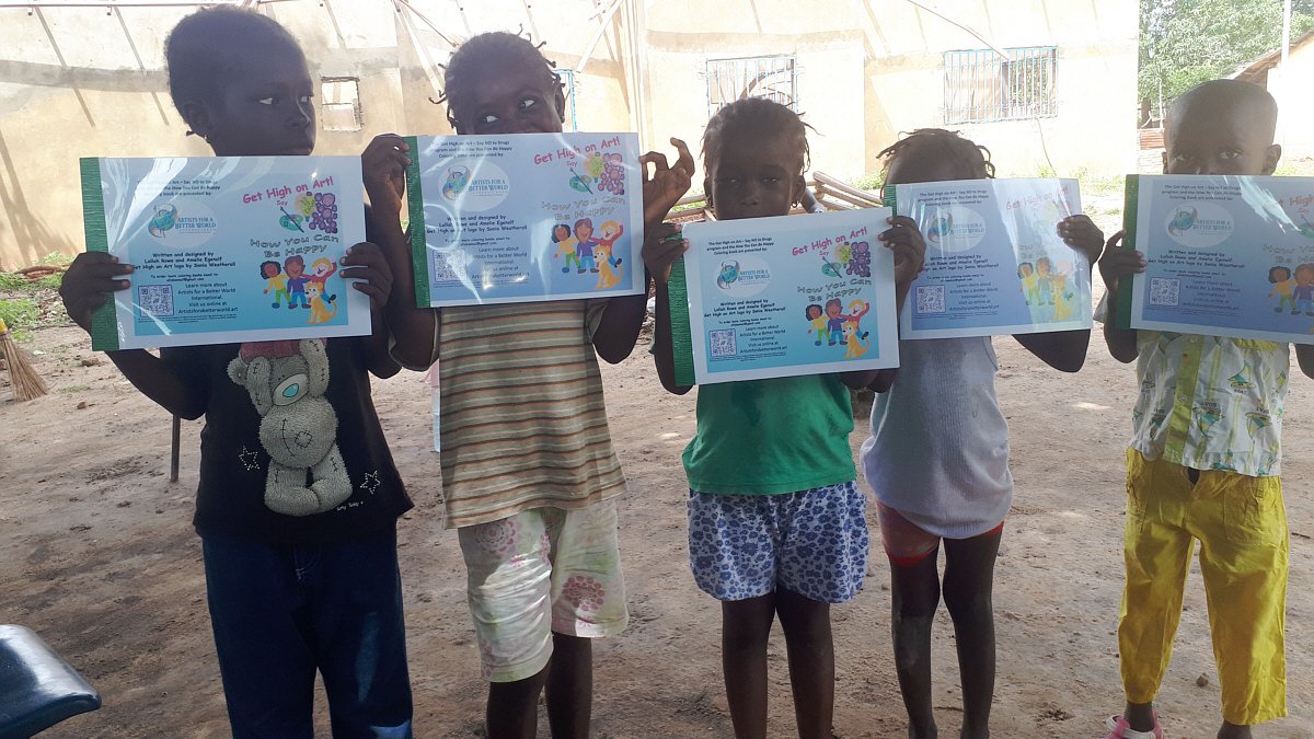 AFABW Gambia Chapter Helping Kids Say No to Drugs | Artists for a ...
